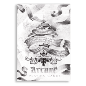 White Arcane Playing Cards | Pro Magic Store